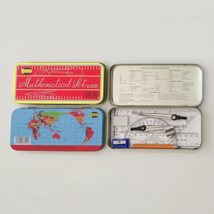 Kid Education Arabic Mathematical Instruments Compass Set