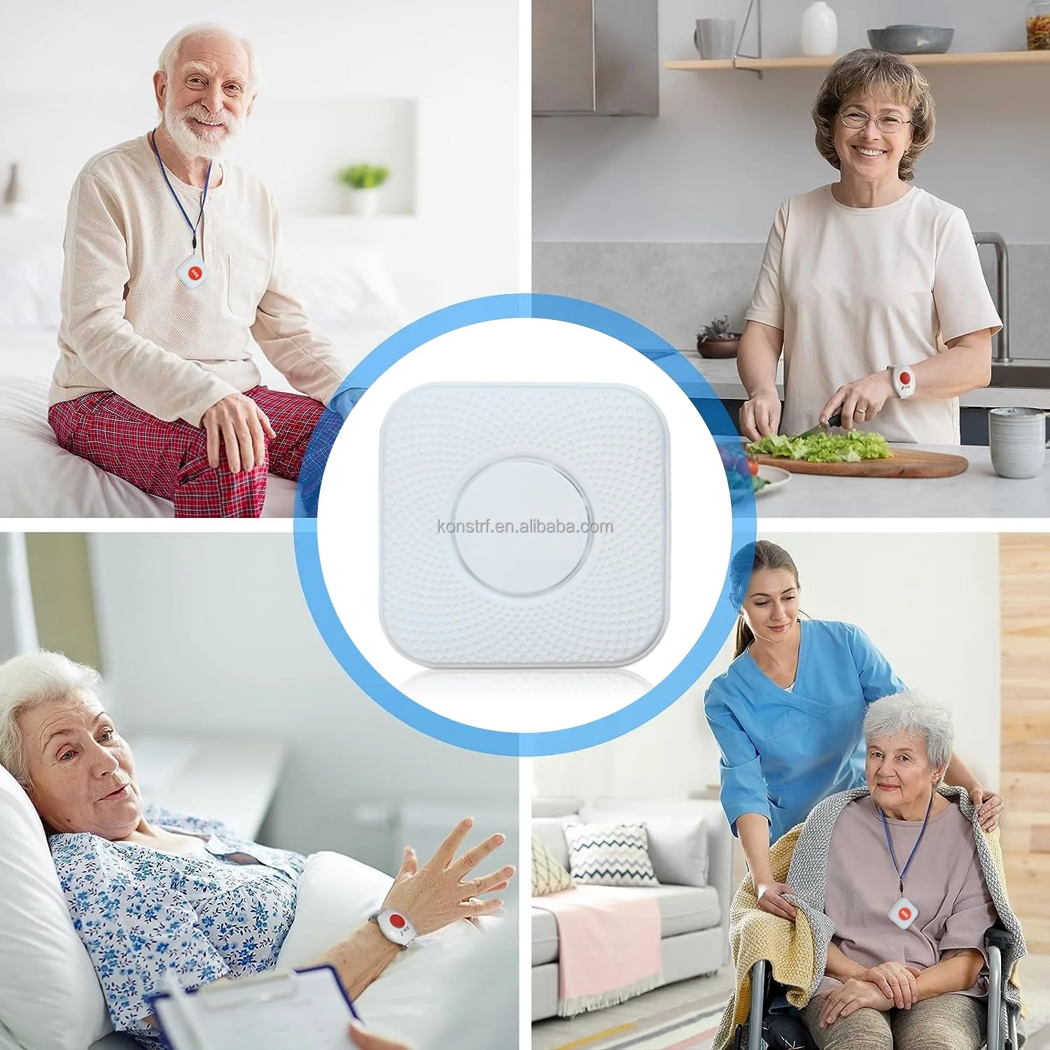 Portable Waterproof OLED Display Emergency Alarm Call Device for ...