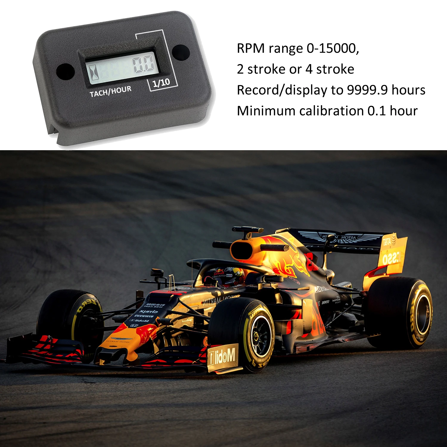 Auto Sleep Reset Hour Meter Timer - Waterproof & Digital