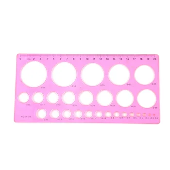 Round Hole Template Ruler Drawing Round Straight Ruler Screen Printing ...