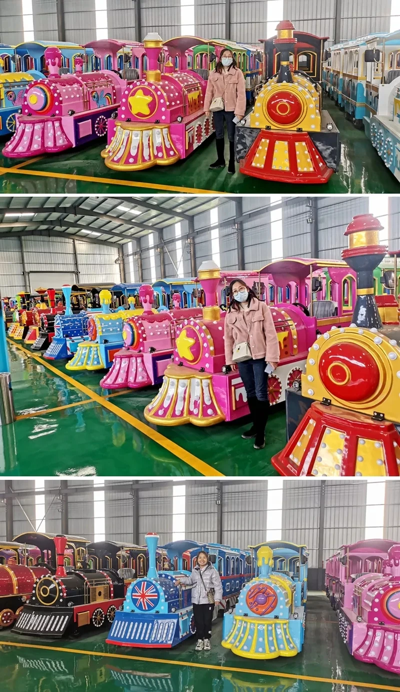 Shopping Mall Electric Sightseeing Trackless Train Amusement Park ...