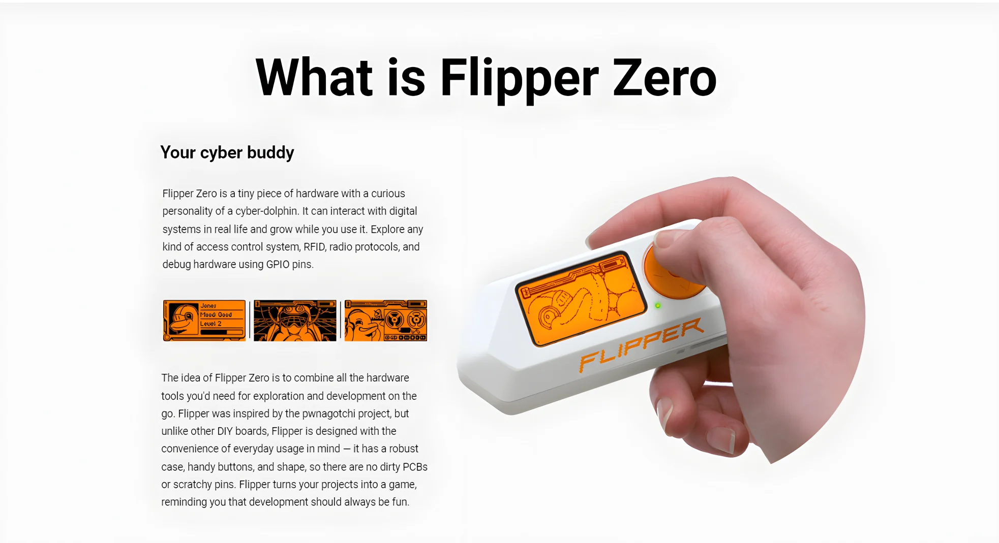 Original Tamagotchi Flipper Zero Electronic Multi-Tool Device Prototype ...