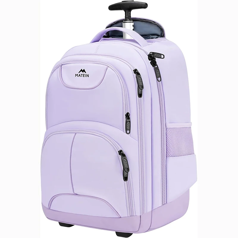 Free sample New Design Travel Trolley Business Rolling Backpack with ...