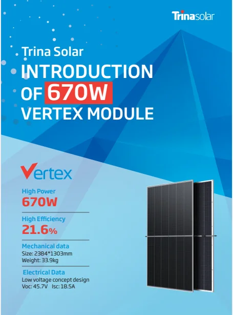 Trina Solar 650w Eu Model Tsm De21 132 Cells 655w 660w 665w 670w ...