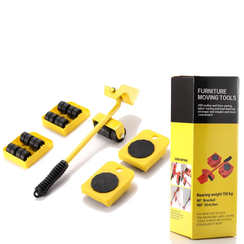 Furniture Lifter Easy To Move Slider 5 Piece Mobile Tool Set,Heavy ...
