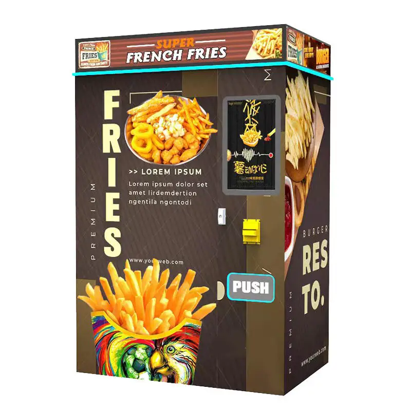 Wholesale Popular Fried French Fries Vending Machine Pringles Vending ...