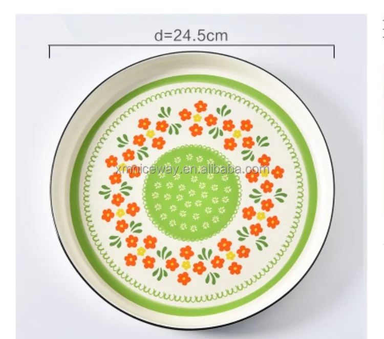 Japanese Style Custom Kiln Change Ceramic Plate Ethnic Porcelain Flat ...