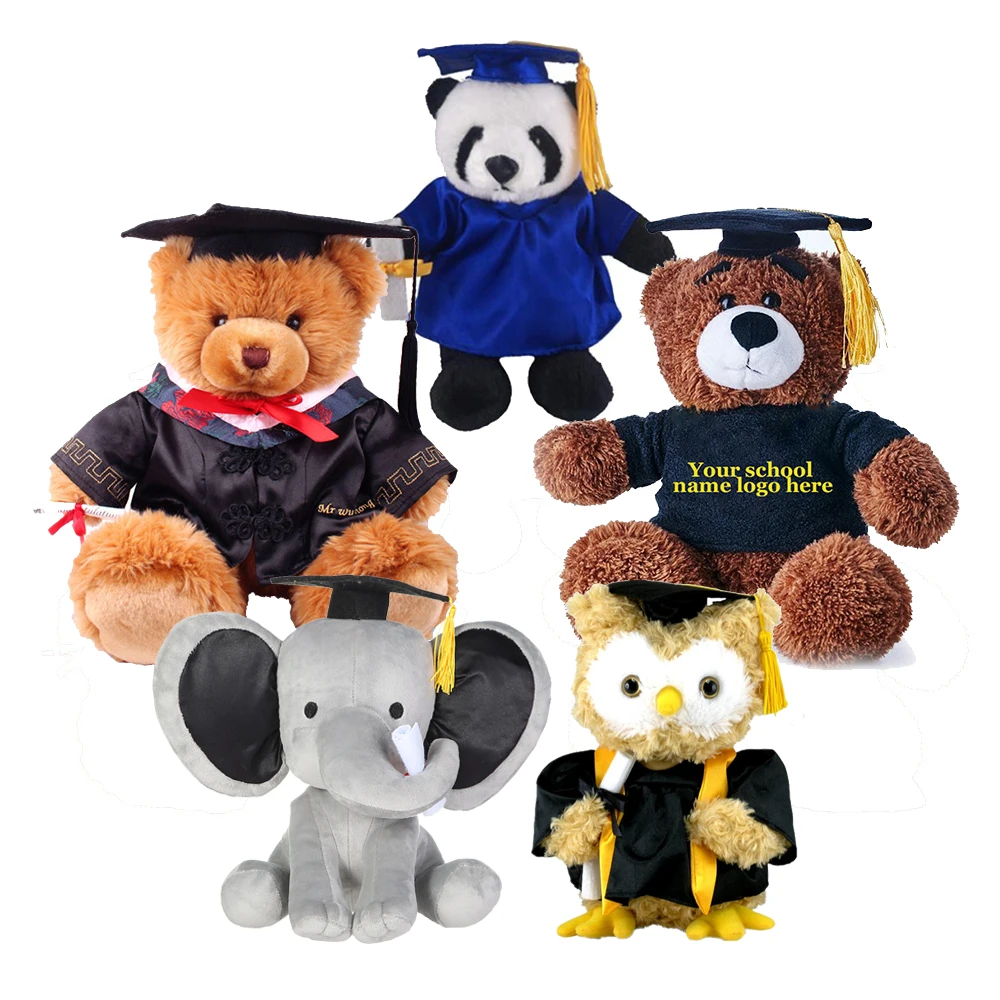 Cute Soft Graduation Bear Plush Teddy With Photo Frame Best Gifts For ...
