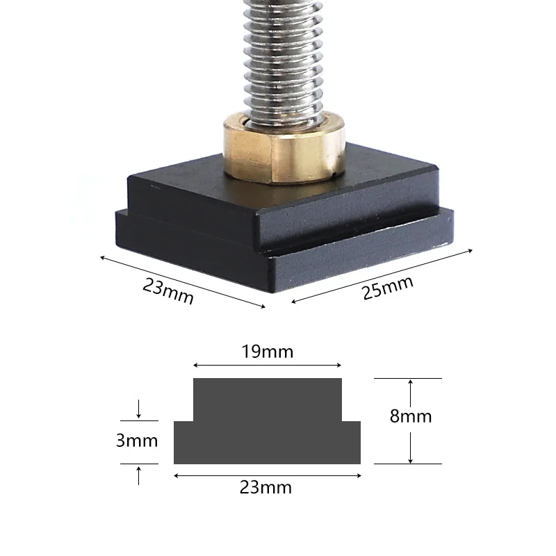 Heavy Duty T-Track CNC Router Hold down Clamps for Woodworking Tools