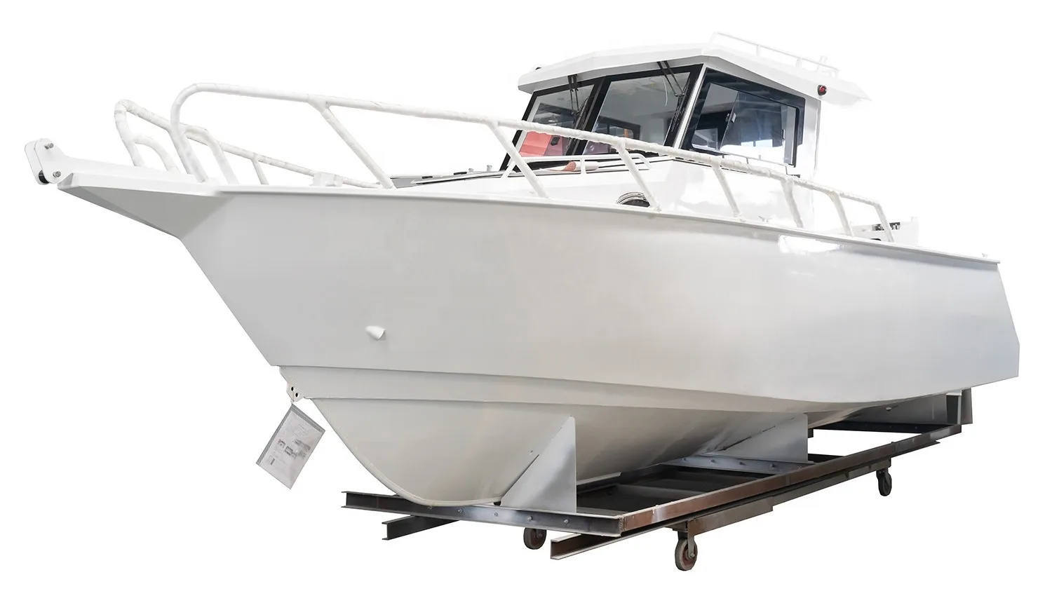 7.5m 25ft Aluminum Deep V Hull Lifestyle Family Cruising Luxury Yacht ...