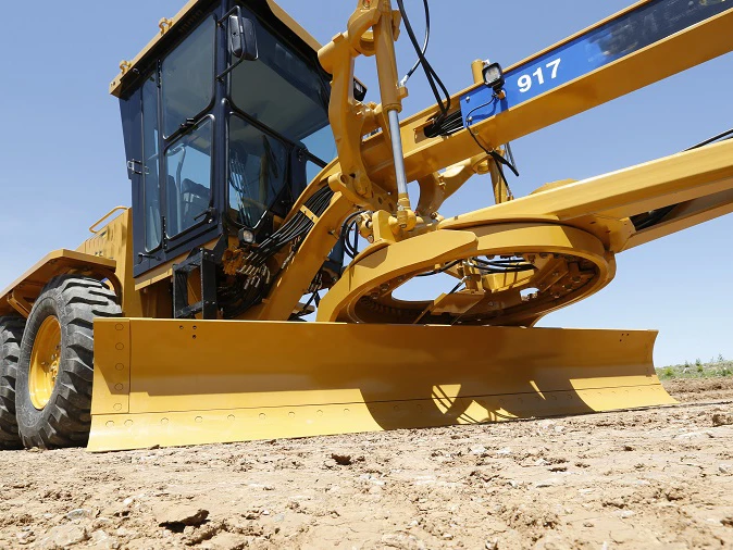 170hp Motor Grader Sem917 High Efficiency Mini Motor Grader With Blade ...