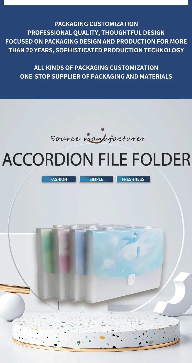 A4 Portable Multi-layer Student Poly Expandable Folder File Bag ...