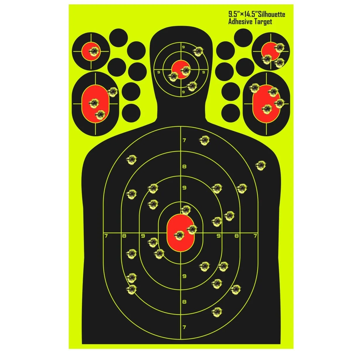 12x18 Inch Hunting Training Targets Splatter Paper Targets Stickers ...