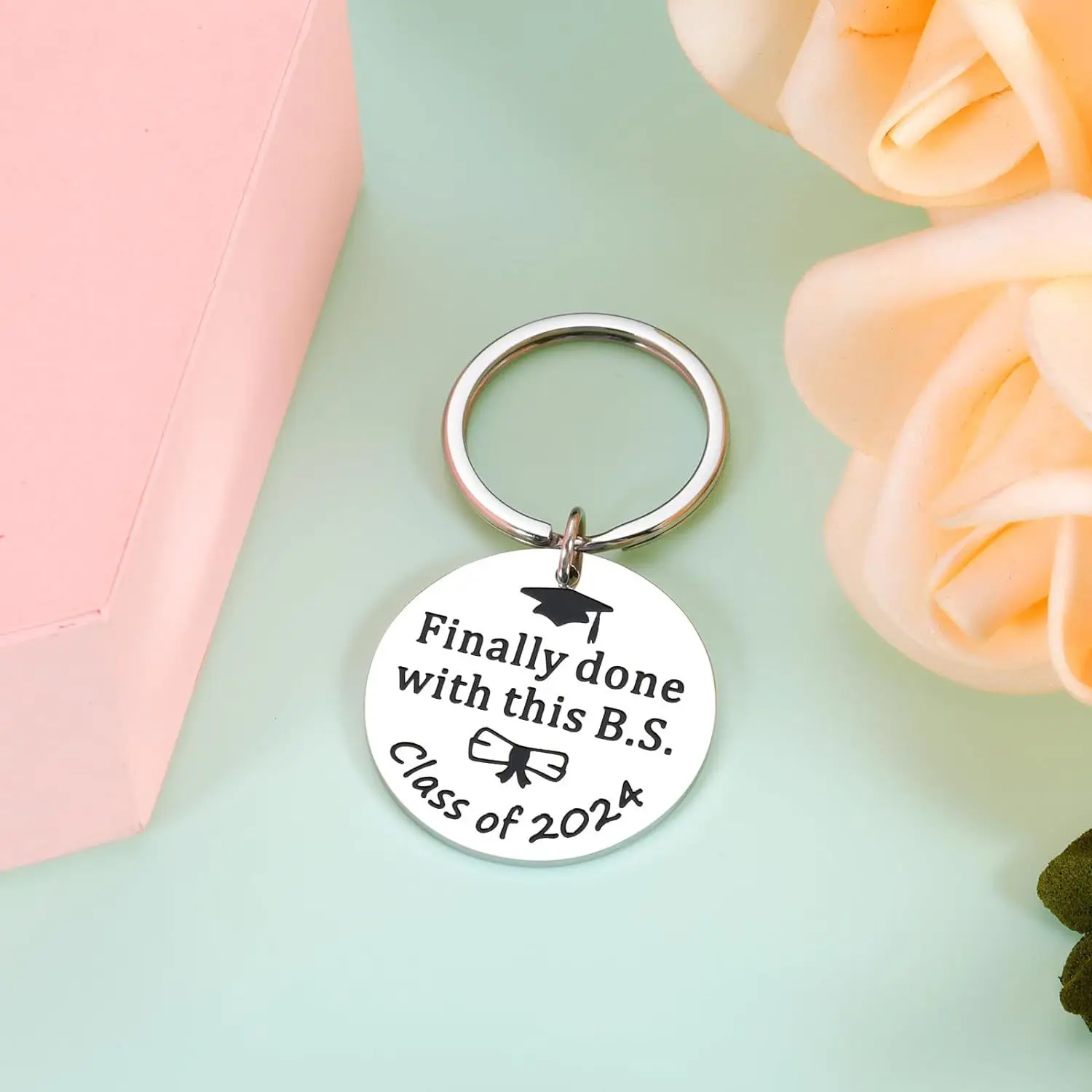 Wholesale Custom Promotional Gift 2024 Graduation Keychain Fashion ...