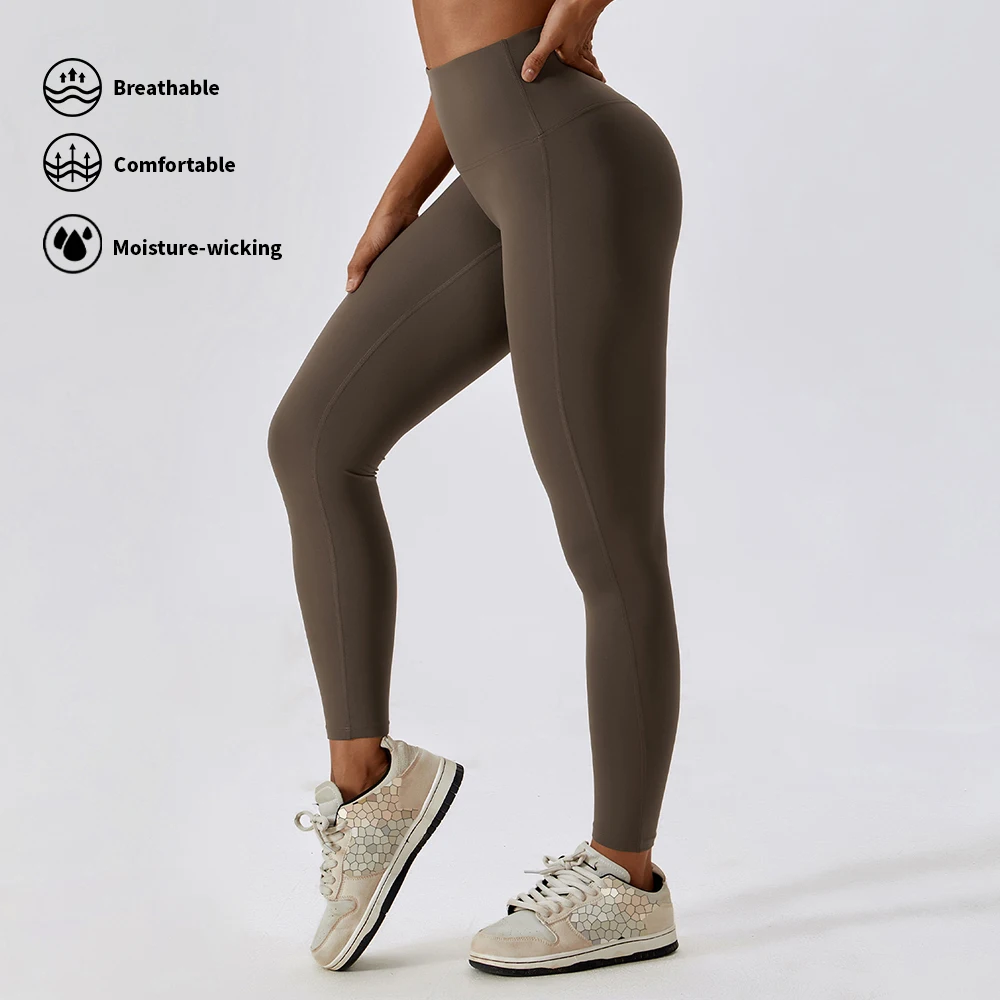 MIQI High Waisted Fitness Leggings - Tummy Control & Butt Lift