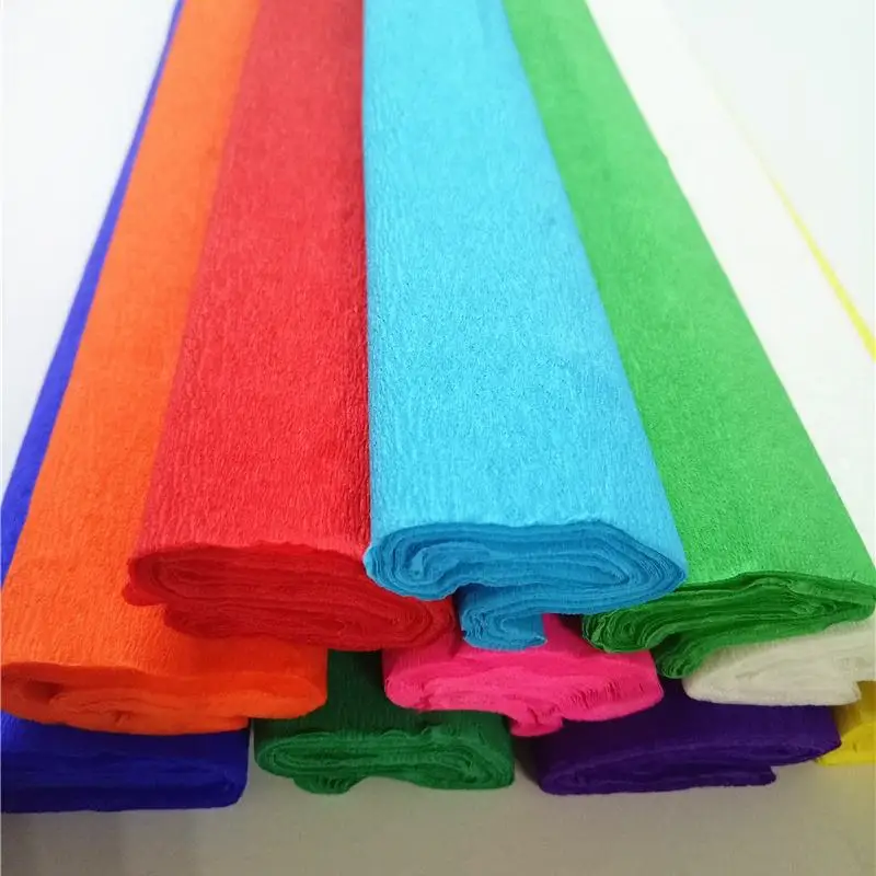 Colorful Flower Wrapping Crepe Paper Roll Diy Decoration Paper For ...