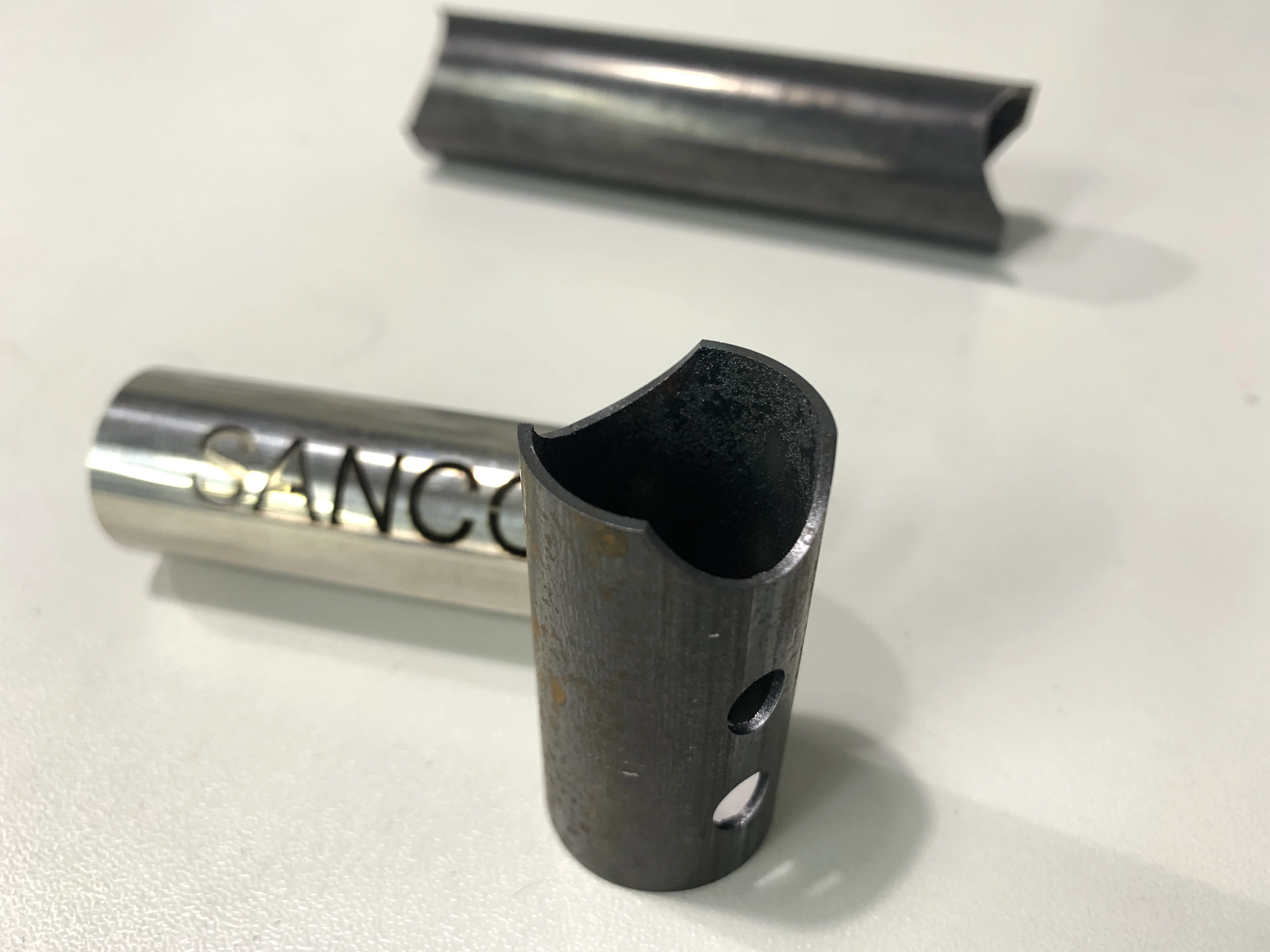 Pipe Tube Corner Arc Cut Angle Notching Slotting Machine