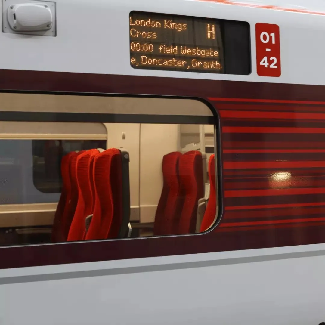 custom size train metro rail transit LED route stop prompt advertising ...