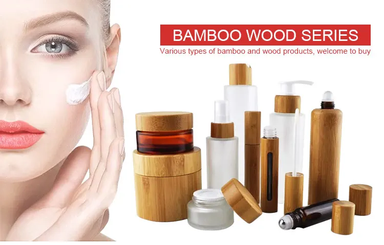 Wholesale 100% Biodegradable Bamboo Cosmetics Packaging
