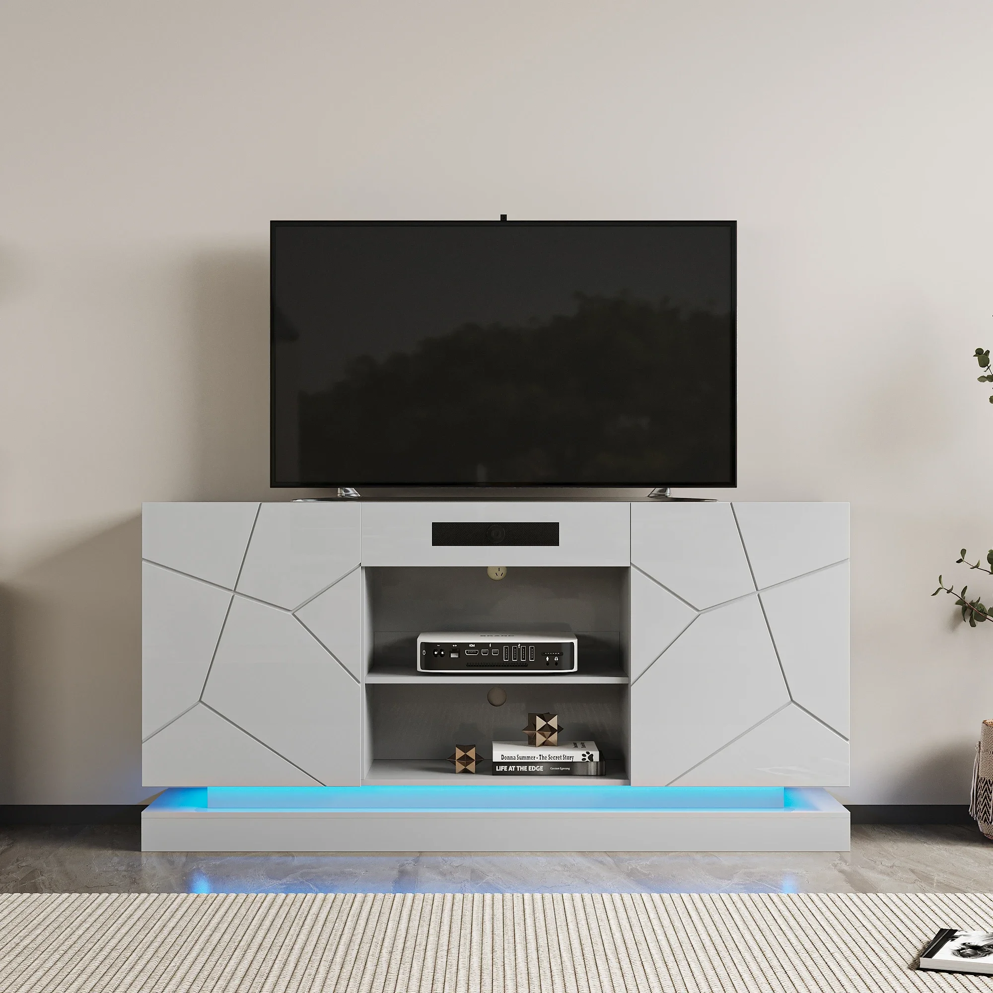 Luxury Television Tv Stand Unit Benches Cabinet Latest Design Tv Table ...