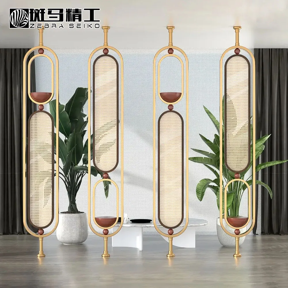 Customized Stainless Steel Frame Room Partition Divider Freestanding ...