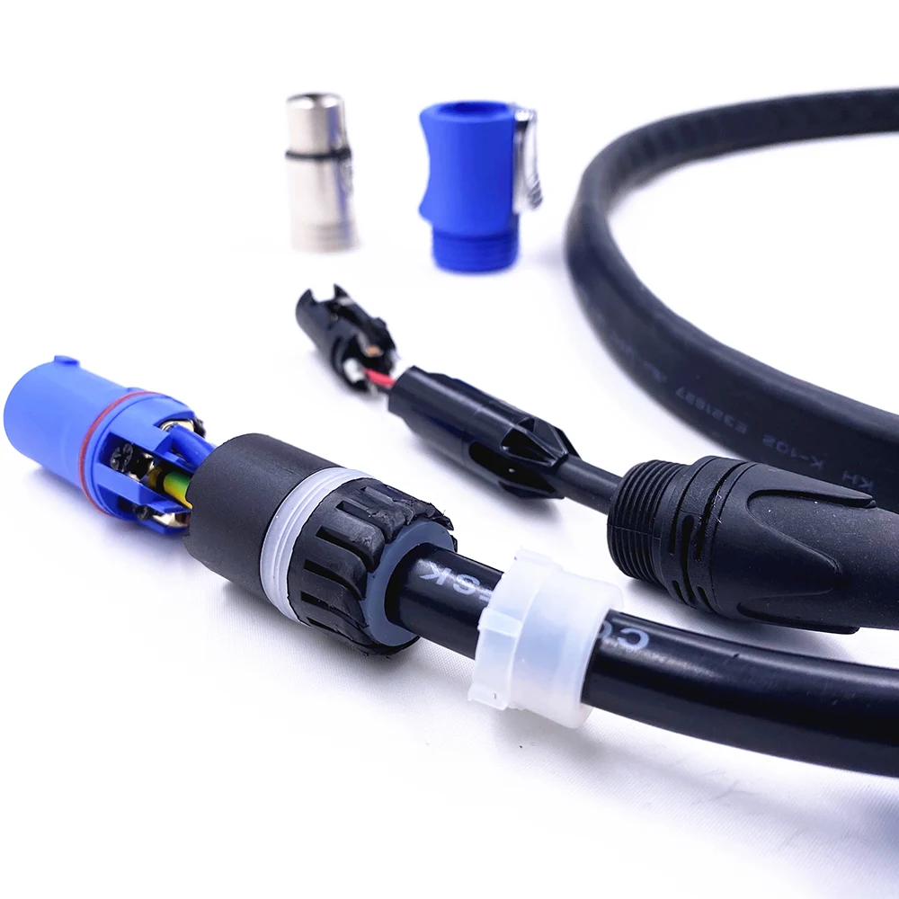 3 Pin Connector For Distributor Dmx Combi Combo Hybrid Waterproof ...