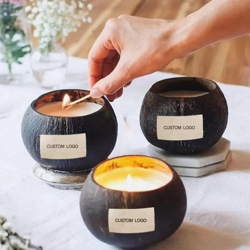Candle Bedroom - Natural Coconut Shell Aromatherapy Candles