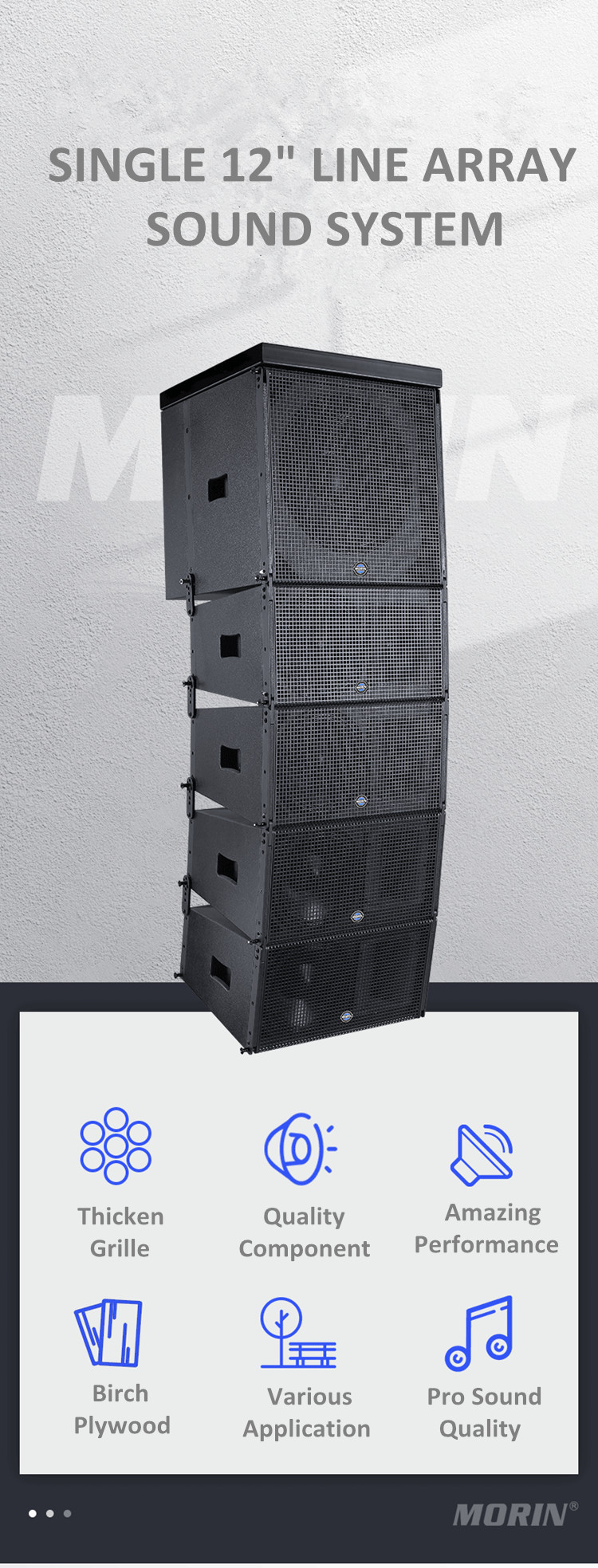 12 Inch Powered Active Altavoces Line Array Pa System Speakers Line ...