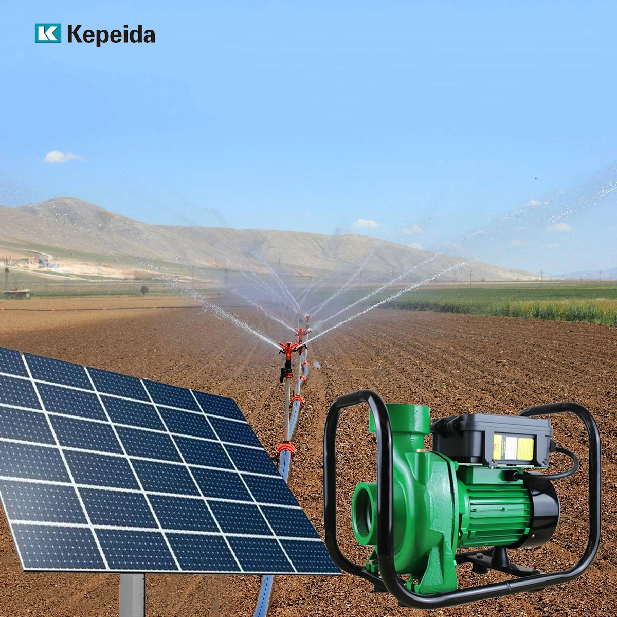 110V 1500W 2HP DC Pompa Solar Water Pumps Bomba De Rega Solar Power ...