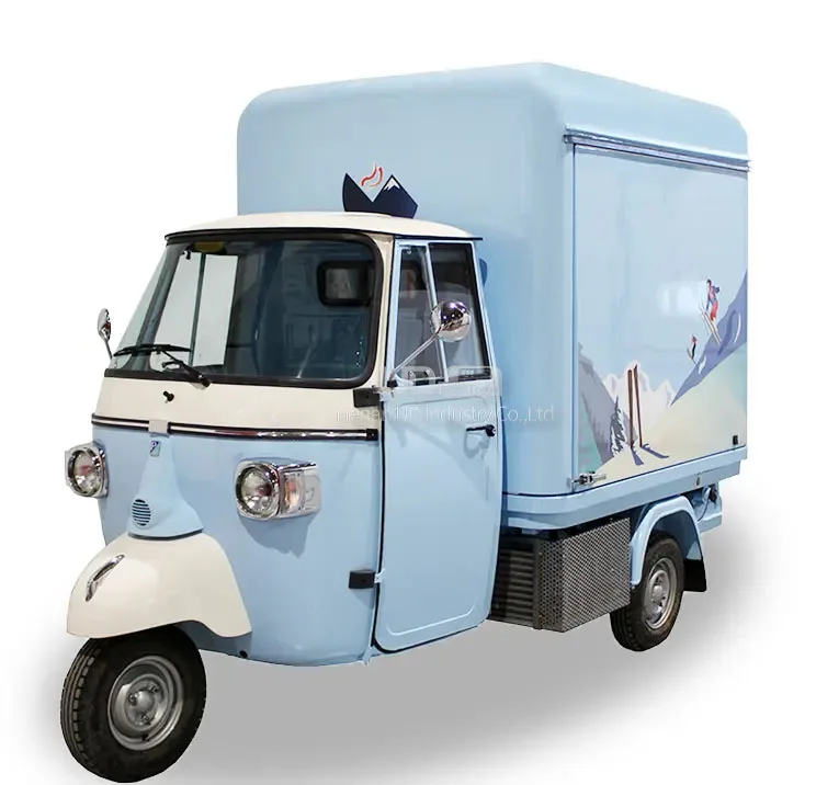 Custom Size Mini Food Cart - Electric Tuk Tuk for Hot Dogs & Ice Cream ...