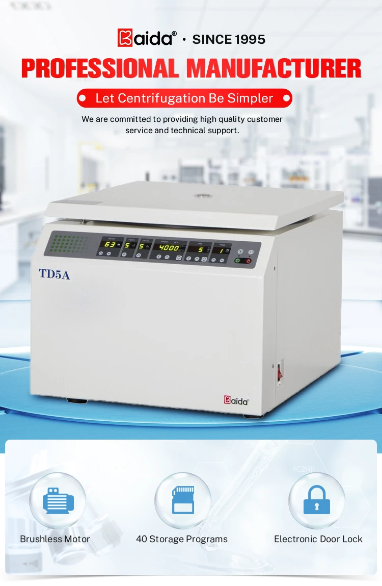 TD5A 5500rpm Serology Centrifuge - Efficient Lab Solution