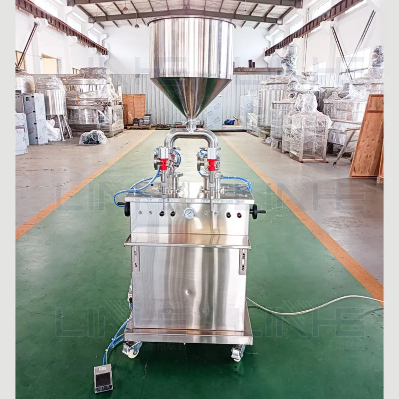 Semiautomatic Vertical Paste Liquid Lotion Shampoo Filling Machine ...