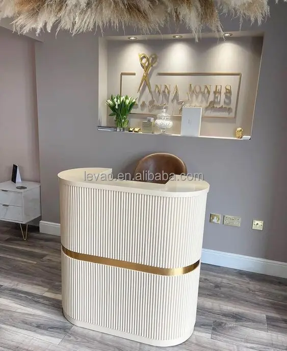 White Modern Reception Counter Desk| Alibaba.com
