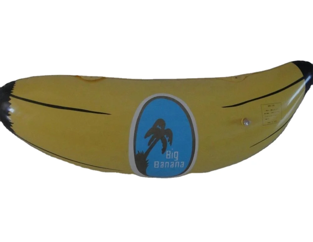 Custom inflatable banana floats pool swimming toys river floats aquatic ...