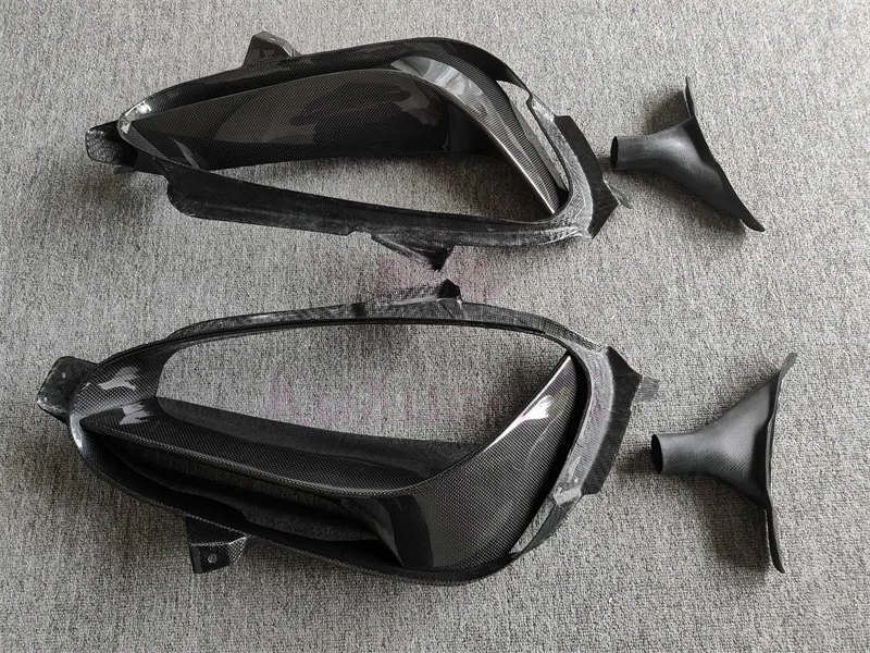 Dry Carbon Fiber Oem Style Replacement Side Vent Body Kit For 2020-2021 ...