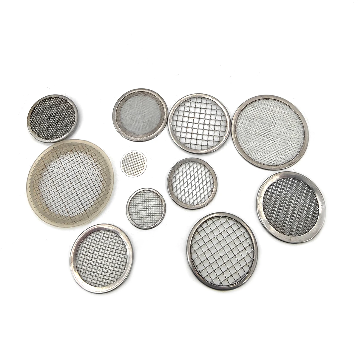 SUS 316/304 Wire Woven Mesh Strainer Water Oil Filter Sifter Flake ...