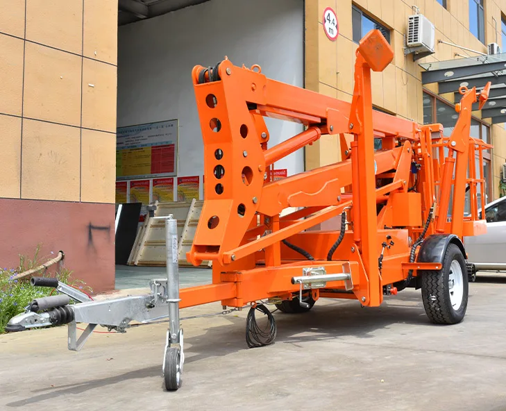 High-performance Towable Man Lift for Palm Tree Pruning