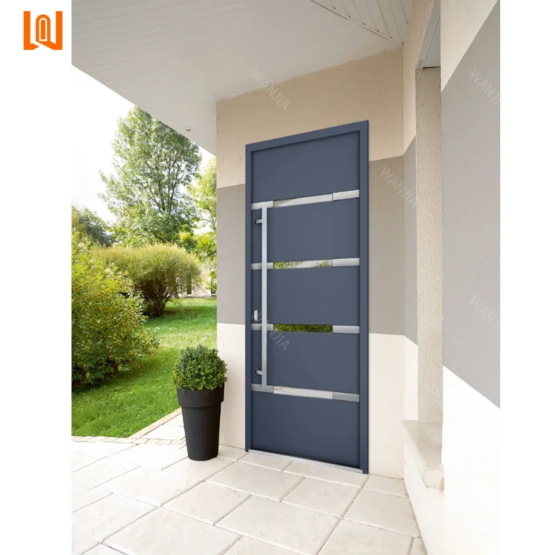 WANJIA Custom Anti-Theft Villa Modern Entry Front Door Exterior Main ...