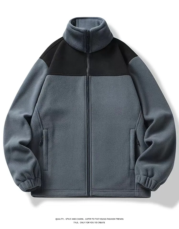 Men Customize Polar Fleece Jacket with Pocket for Winter| Alibaba.com