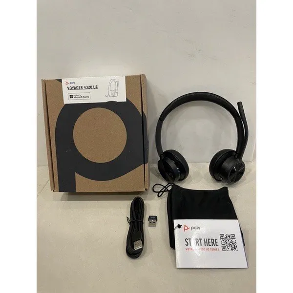 Poly Voyager 4320 UC - Wireless Headset for Gaming & Computing