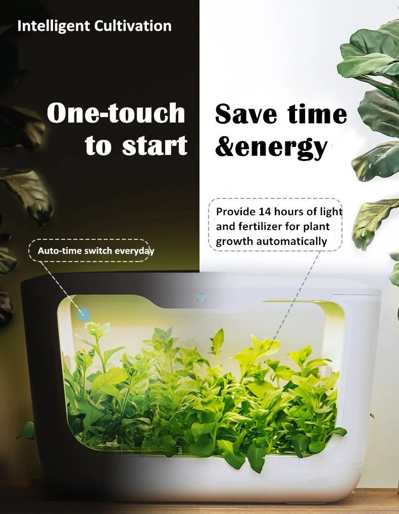 Vegetable Grow Hydroponic Water Tank Container Auto Vertical Grow ...