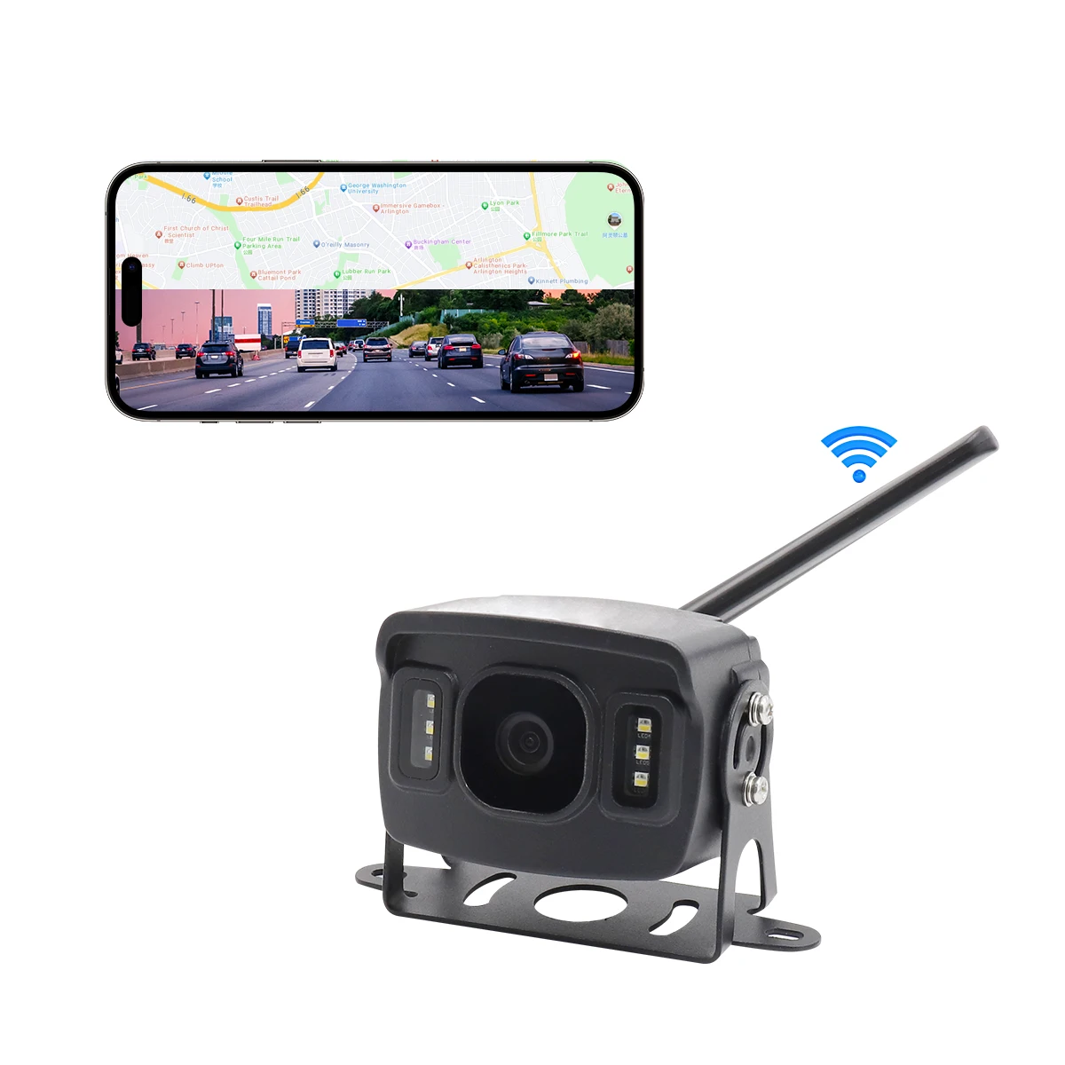 4G 5MP 8MP 4K Truck Backup Camera WIFI 1080P Mini Car Rear View Camera ...