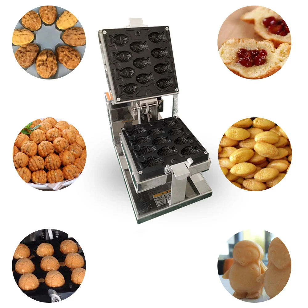 Cake Automatic Making Machine Electric Walnut Cake Making Machine Small ...