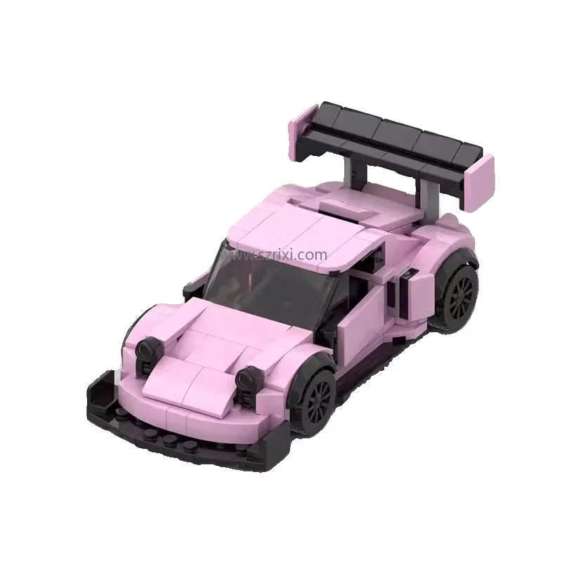 Build Your Dream Racing Cars with MOC Technic Pink Model