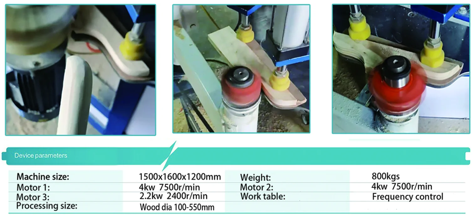 Multifunctional Turntable Profiling Milling Machine Wooden Furniture ...