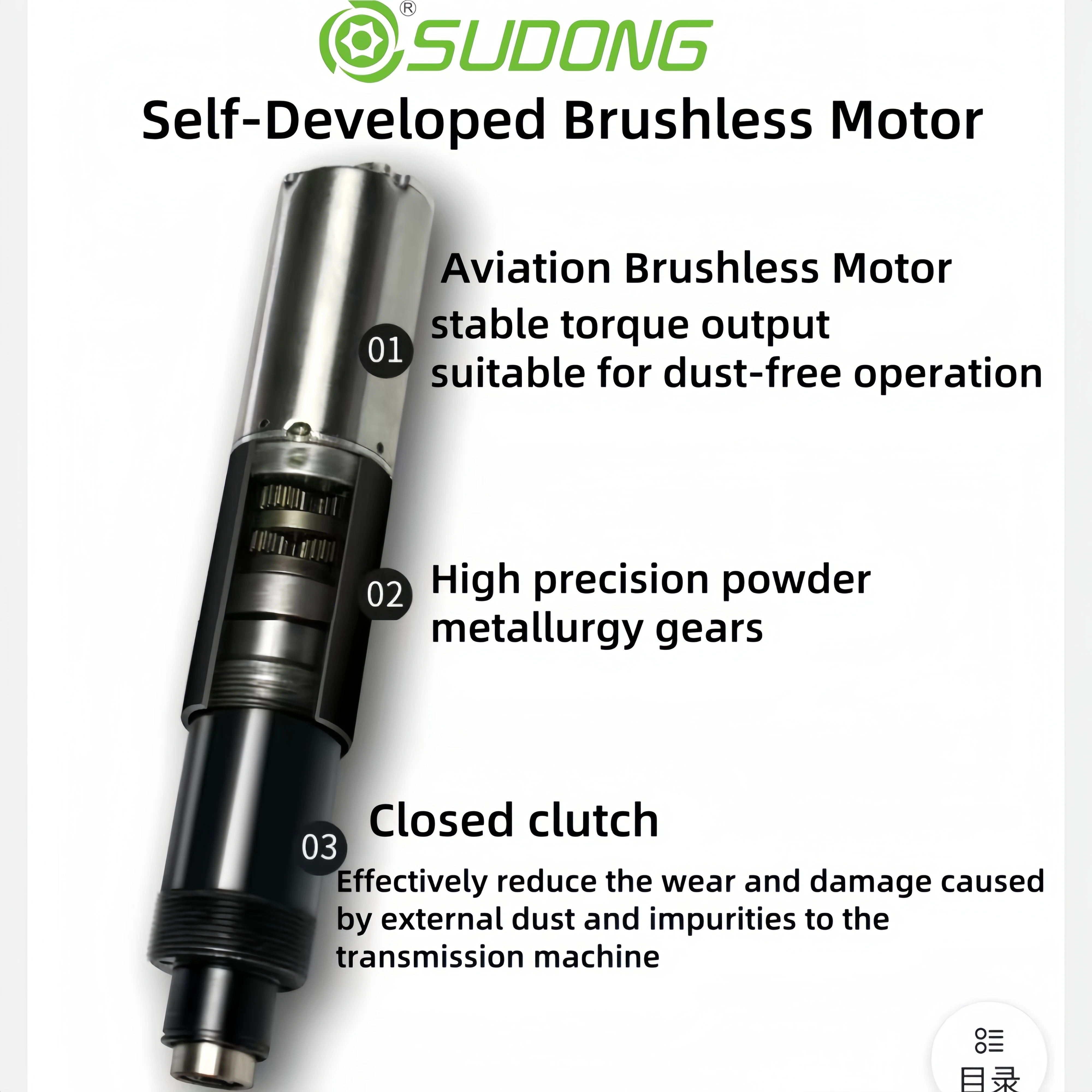 Error-proof Brushless Counter Screwdriver with Signal Output