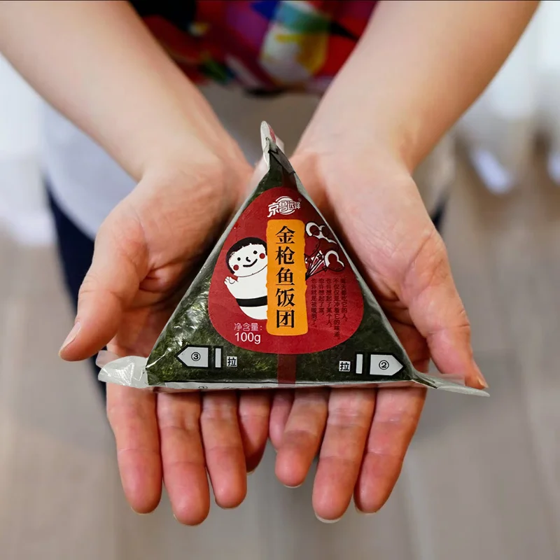 Chinese Popular Multi-flavour Triangle Rice Ball Easy-to-cook ...