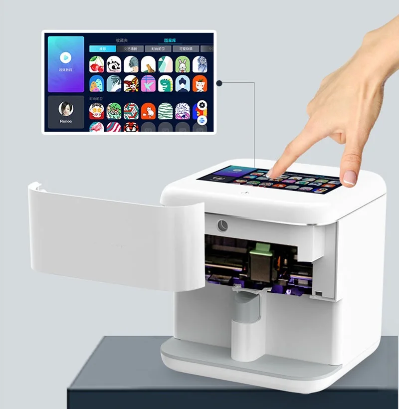 ANJOU DIY Nail Art Printing Machine - Intelligent Manicure Robot