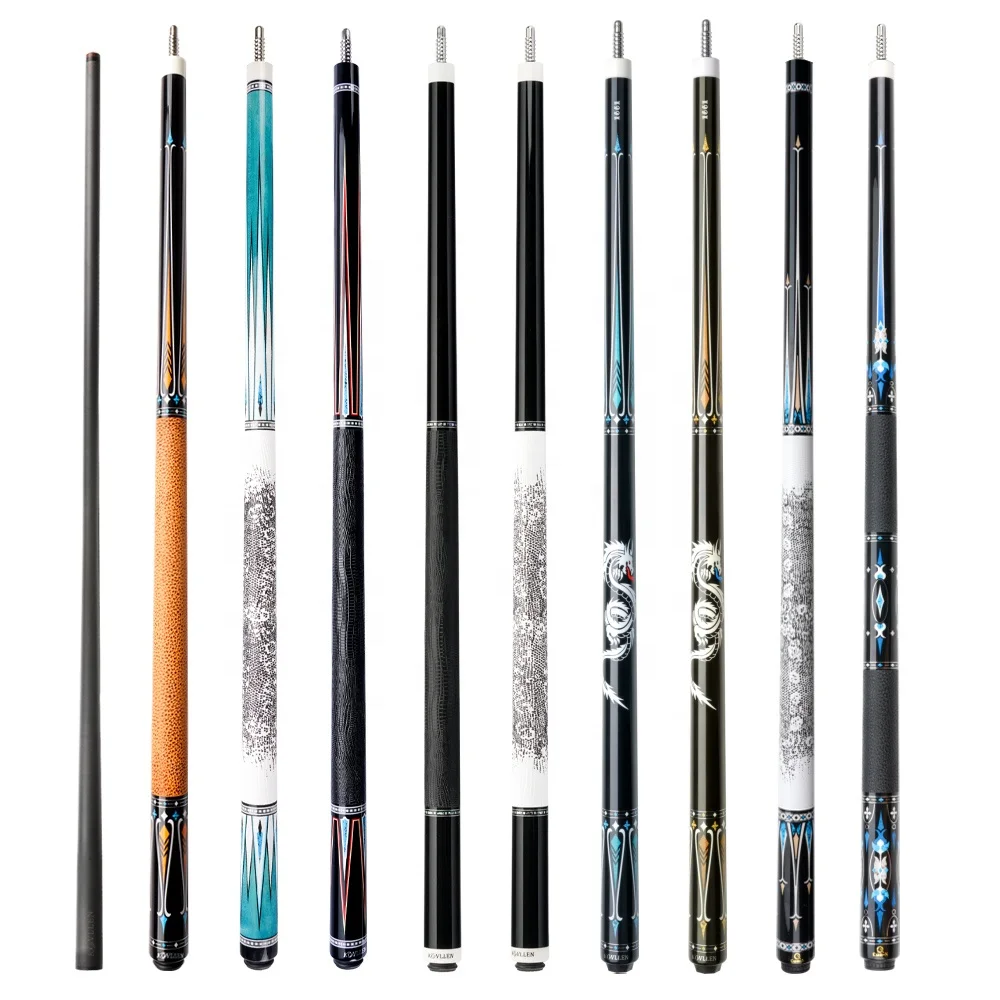 KONLLEN Carbon Fiber Pool Cue Stick Professional Cues (Full Carbon ...