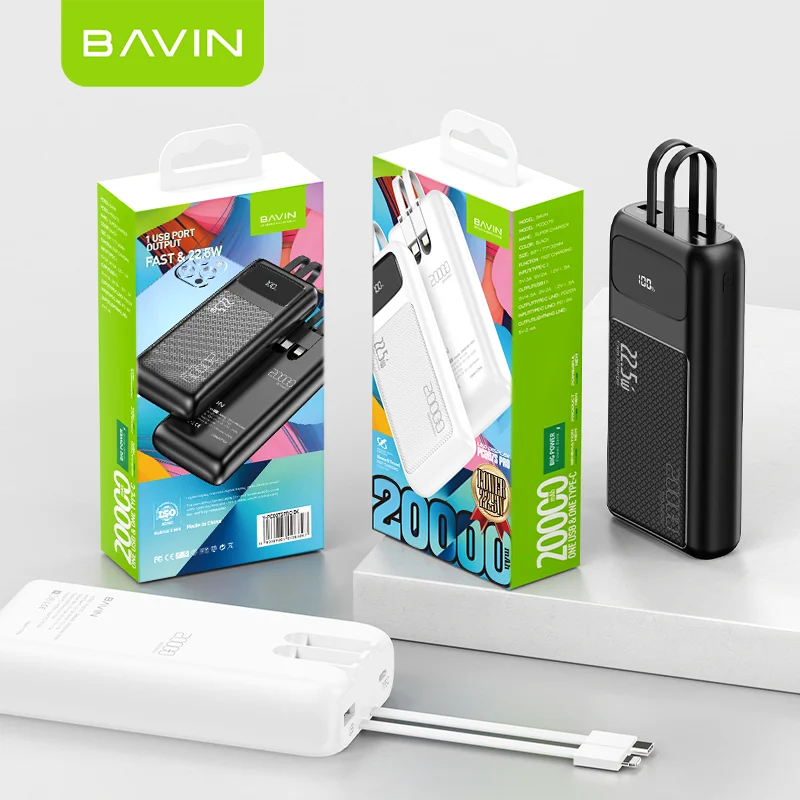 Bavin 20000mah Pd 20w Pc Plastic 007 Pro Mobile Phone Portable Power ...